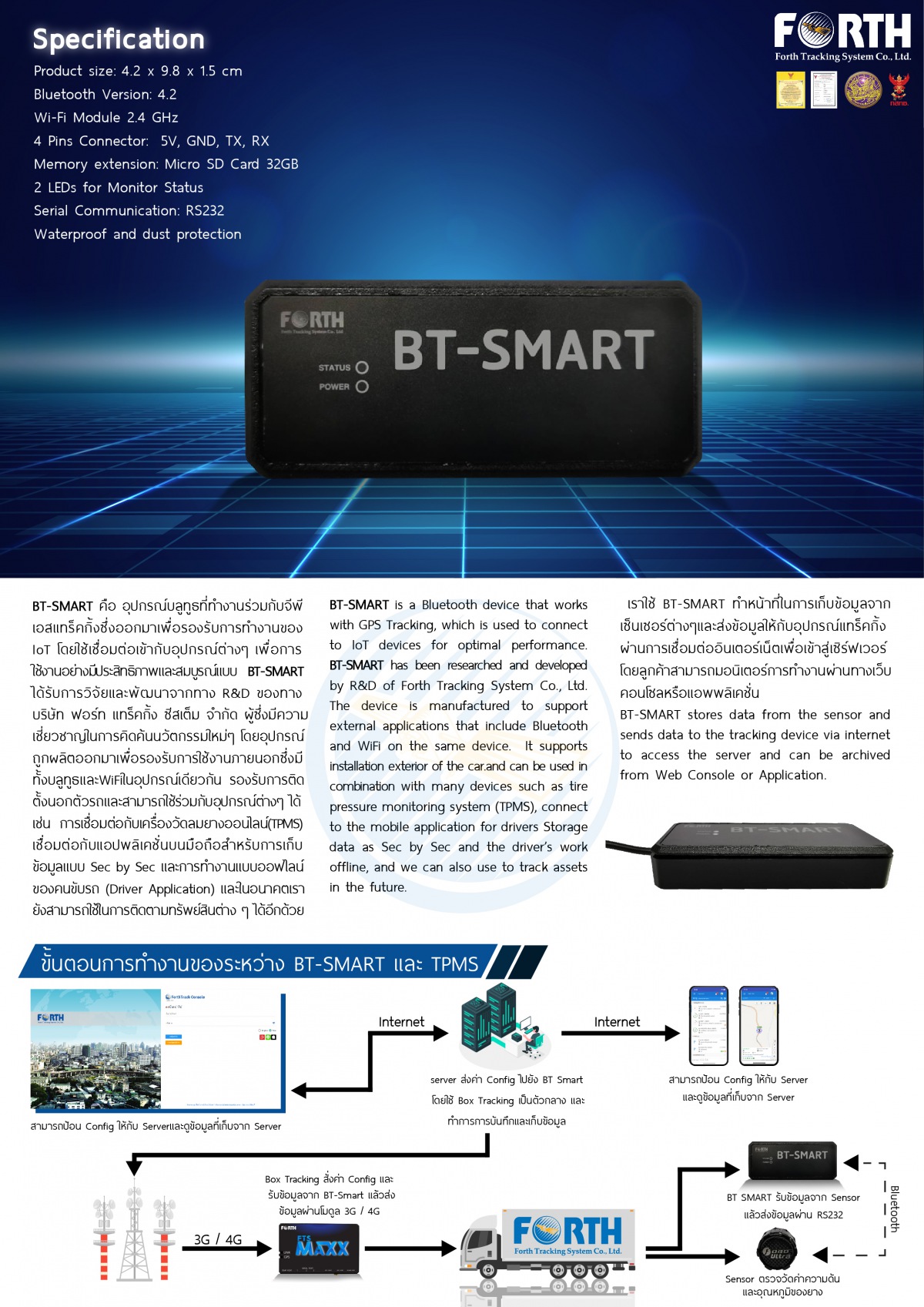 BT-SMART - ForthTrack